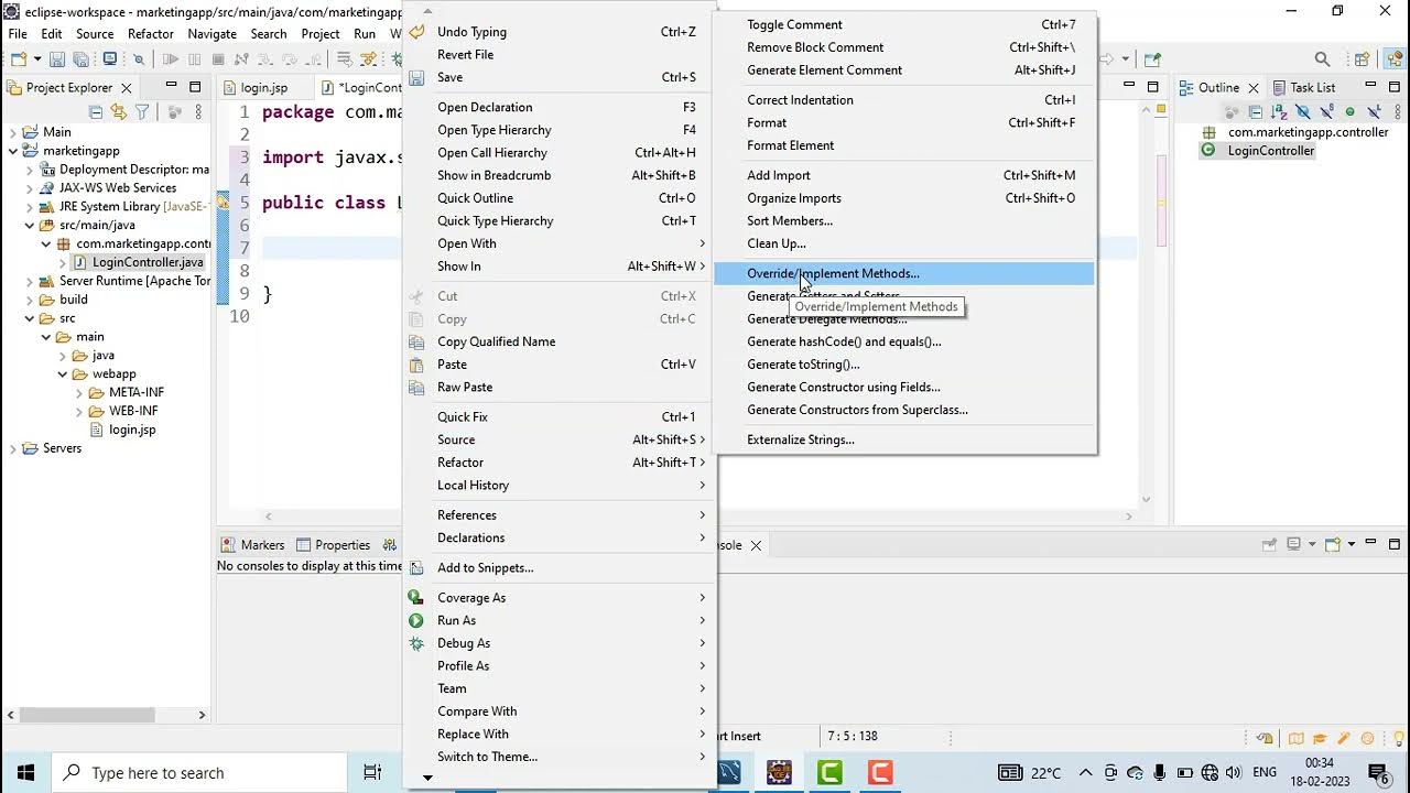 Login Servlet Project Part 1 - YouTube
