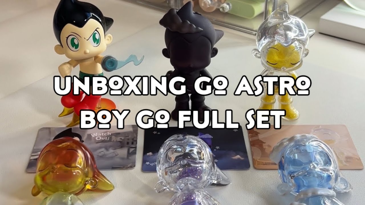 Unboxing The Full Set Of Go Astro Boy Go Wake Up! Series - YouTube