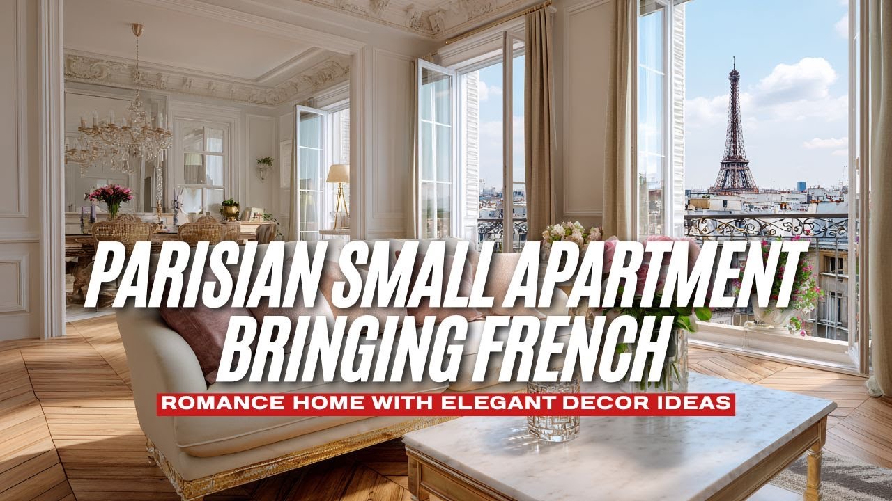 Parisian Small Apartment Bringing French Romance Home with Elegant ...
