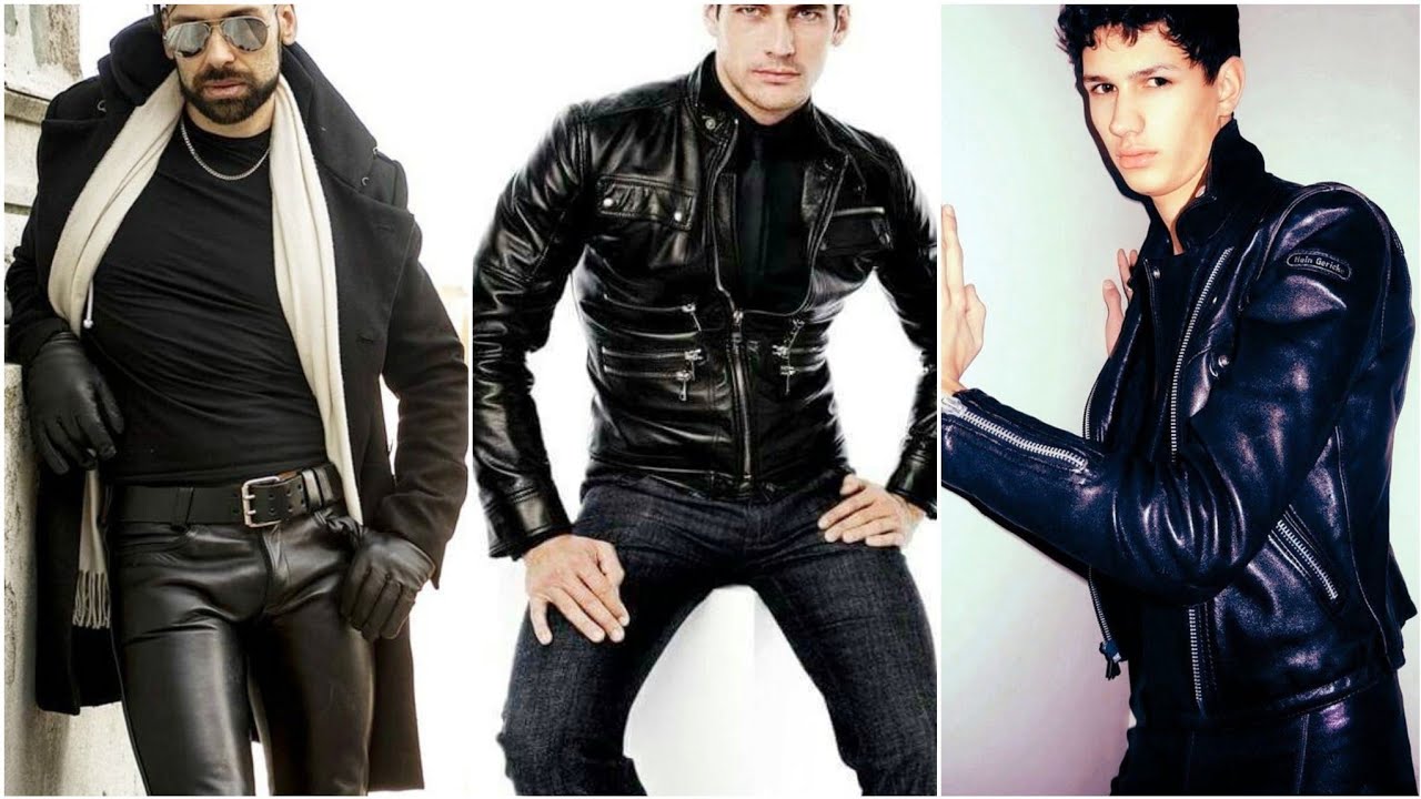 Fantastic and high quality leather outfit collection for boys and men ...