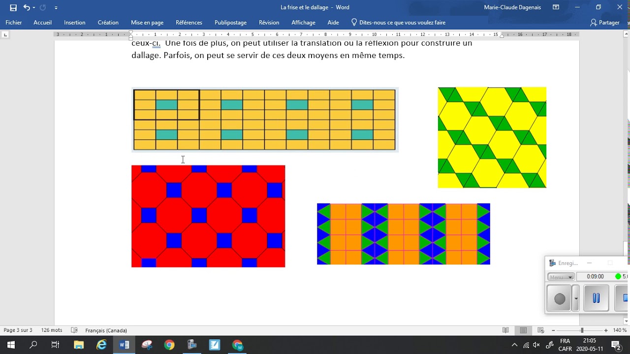 Frise et dallage - YouTube