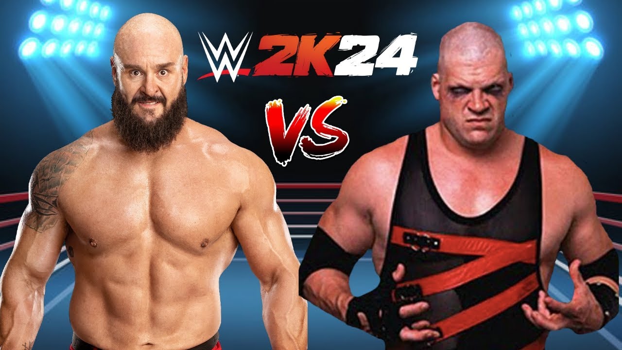 WWE 2K24 Kane VS. Braun Strowman | No Holds Barred Match | WWE ...