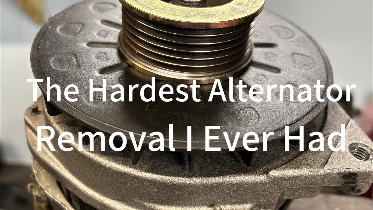 Alternator Removal on 4.6L Northstar V8 1997 Cadillac - YouTube