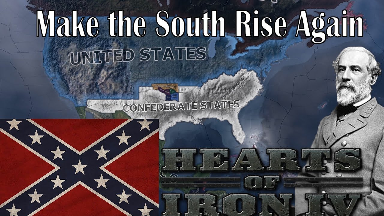 HOI4- MAKE THE SOUTH RISE AGAIN (in less than 7 minutes) - YouTube