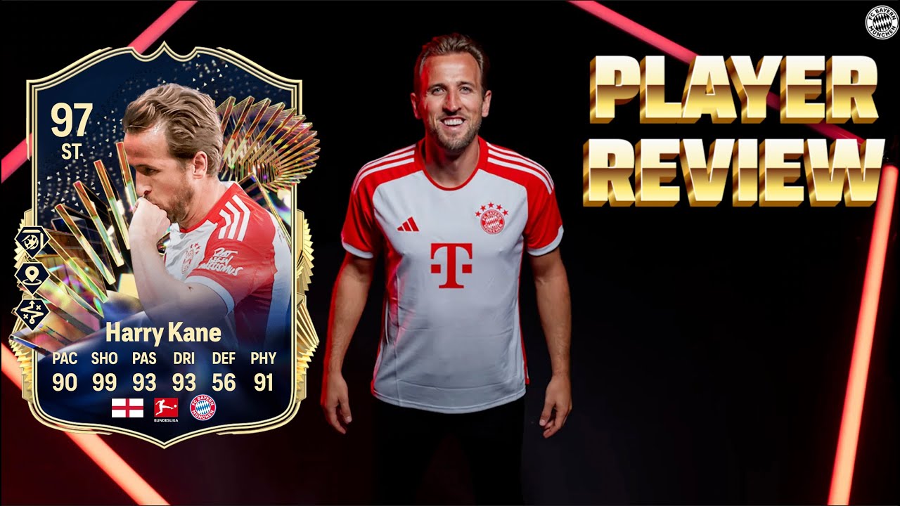 ¡EL QUE NO GANO UN TITULO ESTE AÑO! -REVIEW HARRY KANE 97 TOTS ...
