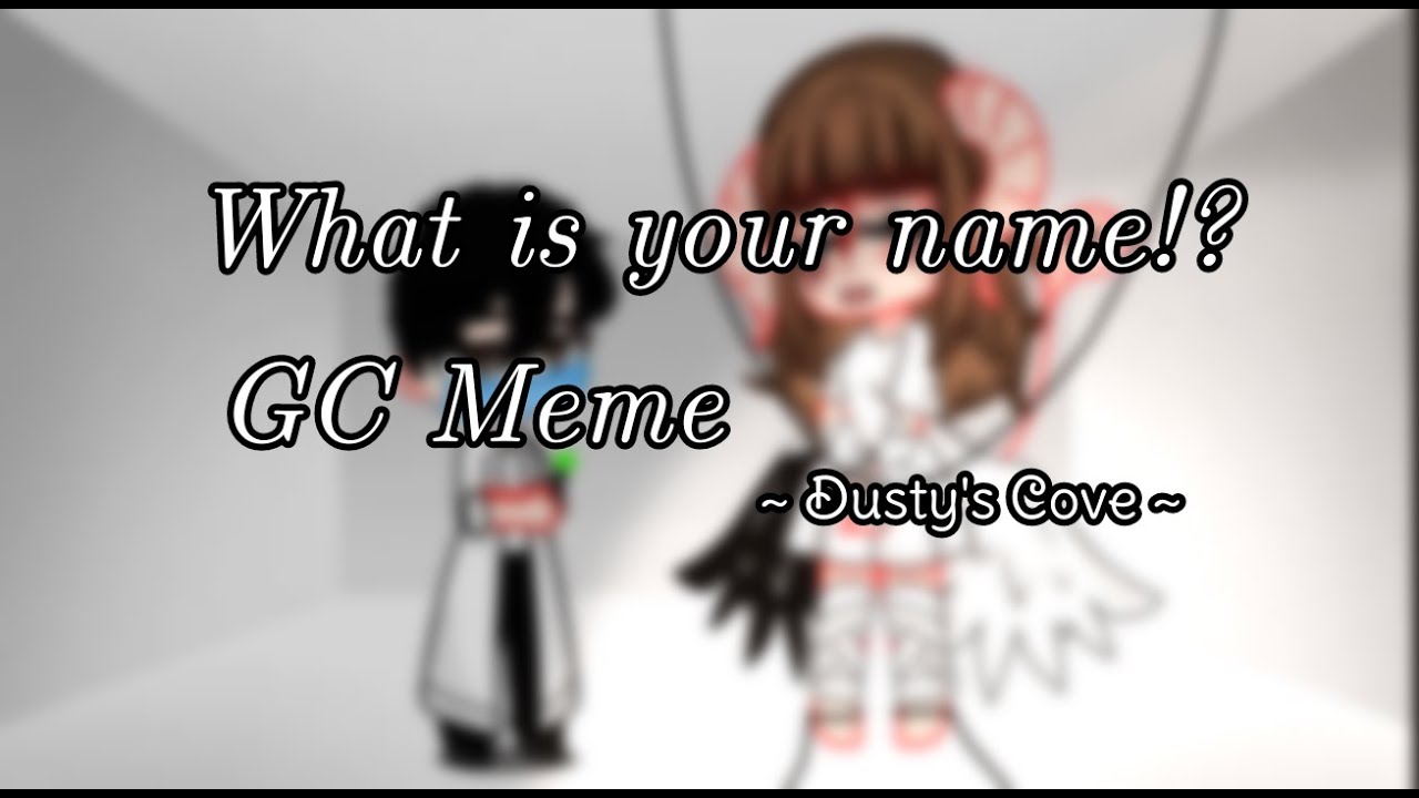What is your name!?//GC Meme//~ Dusty's Cove ~ - YouTube