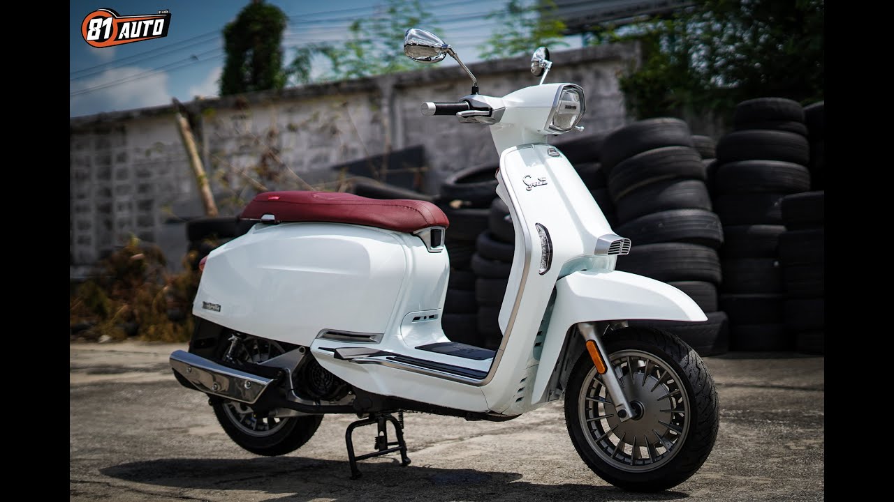 Lambretta V200 (ขาว) HD Walk Around: 81Auto - YouTube
