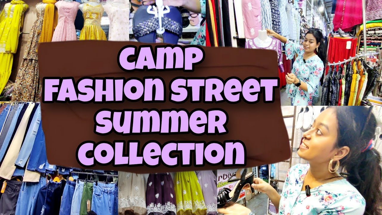 ||Fashion street CAMP latest summer collection 2023|| Pune street ...