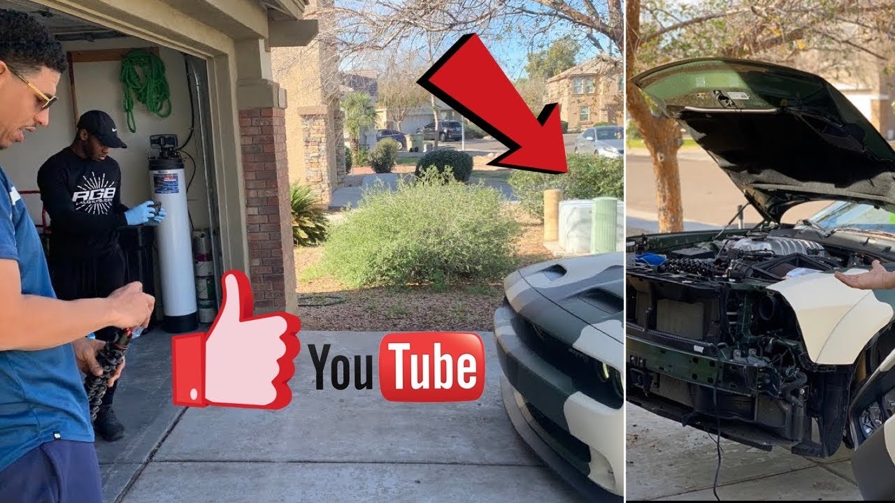 RGB HALO KITS Explains how to pull bumper off DODGE HELLCAT & Install ...
