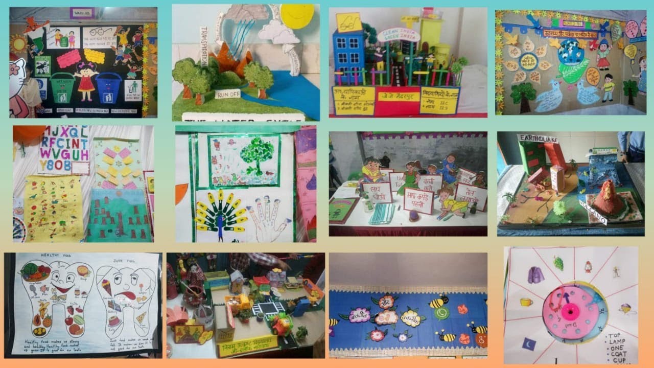 School project craft || School exhibition ideas || Craft ideas for ...