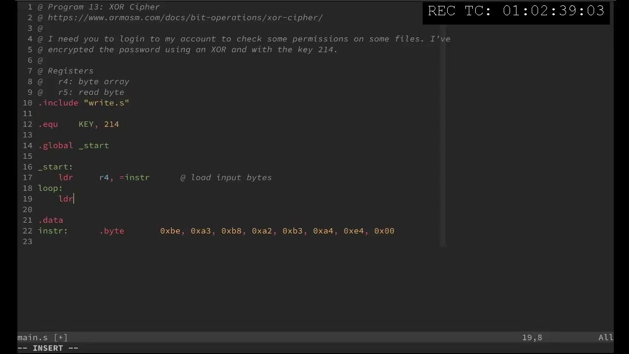 Program 13: XOR Cipher - YouTube