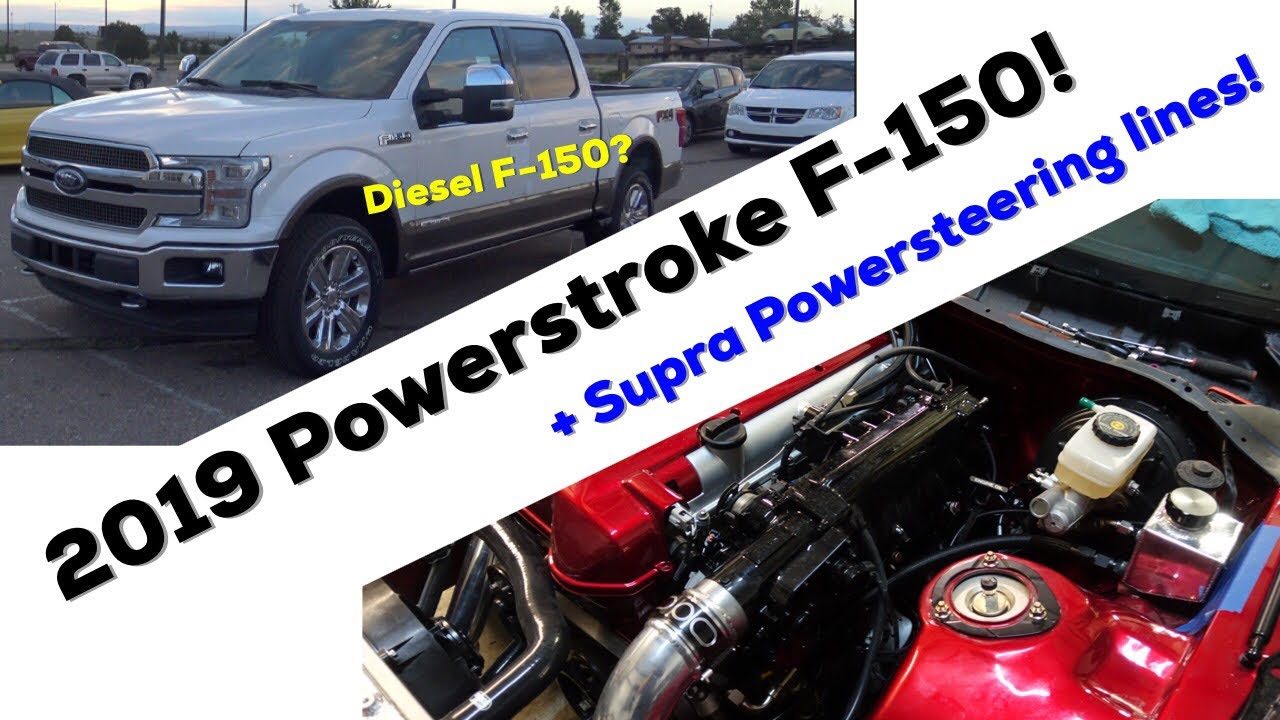 DIESEL F-150 | 3.0 V6 Powerstroke + Custom 2JZ Power steering cooler ...