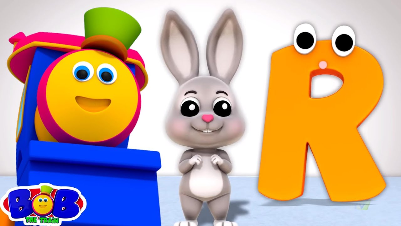Letter R Song, R For Rabbit, Learn Alphabet Rhymes & Songs with Bob The ...