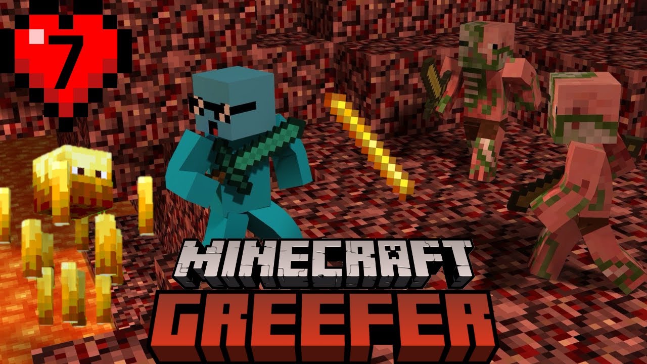 Das erste mal im Nether (Minecraft Greefer) #007 - YouTube