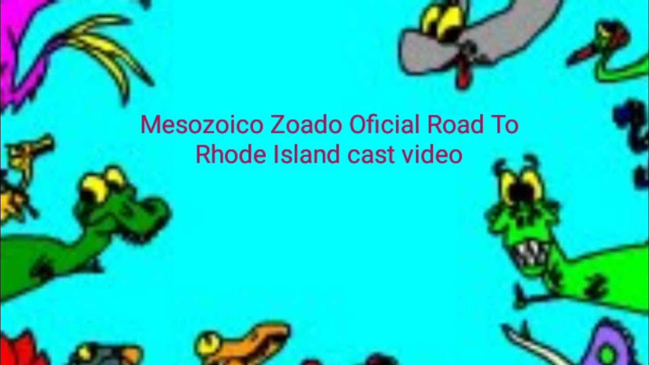 Mesozoico Zoado Oficial Road To Rhode Island cast video - YouTube