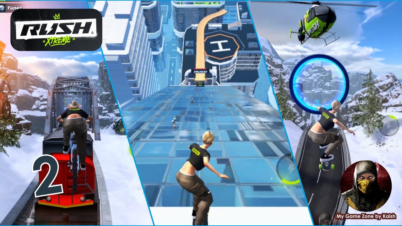 Skateboard | 2 | RUSH: Xtreme | Racing game | 2025 Game | #gameplay ...