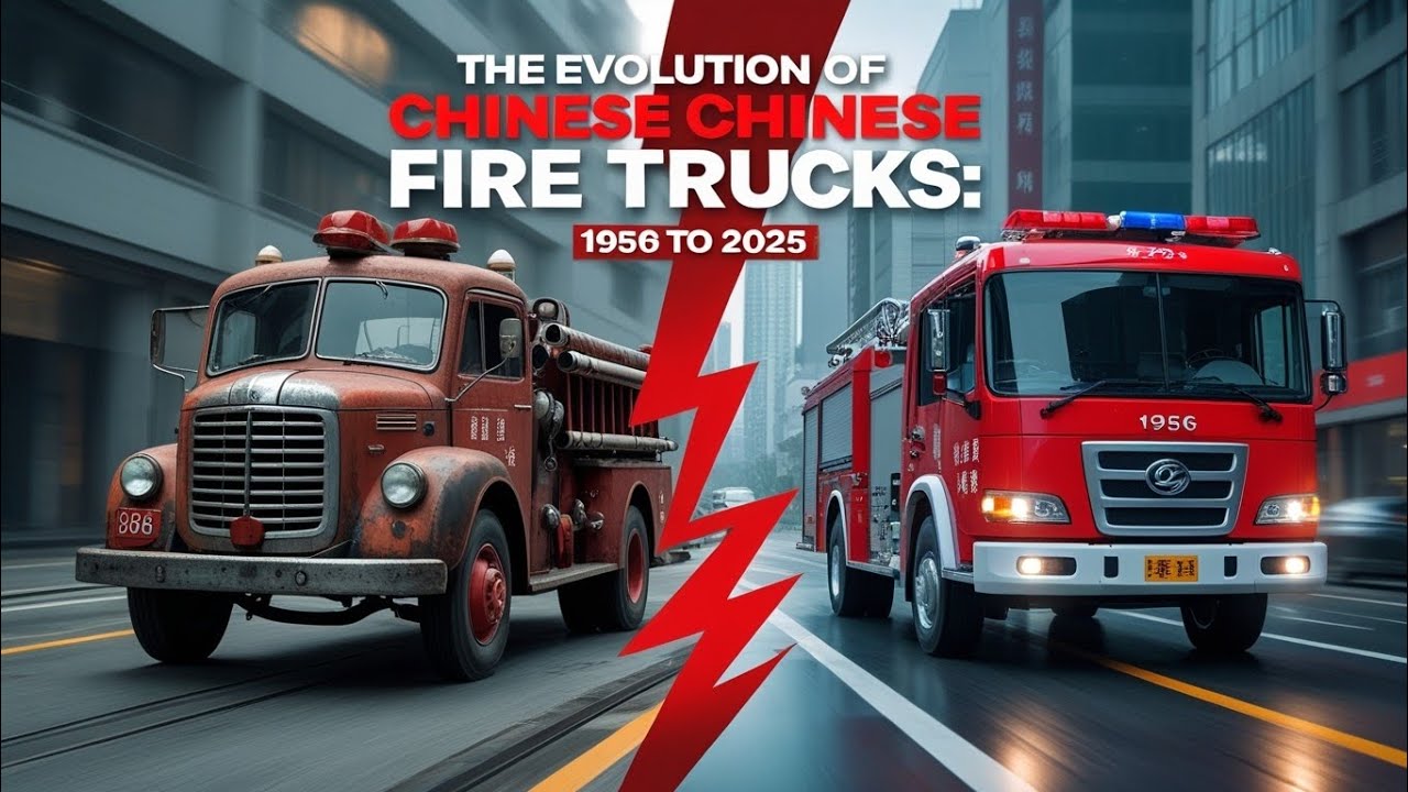 The Evolution of Chinese Fire Trucks: 1956 to 2025 - YouTube