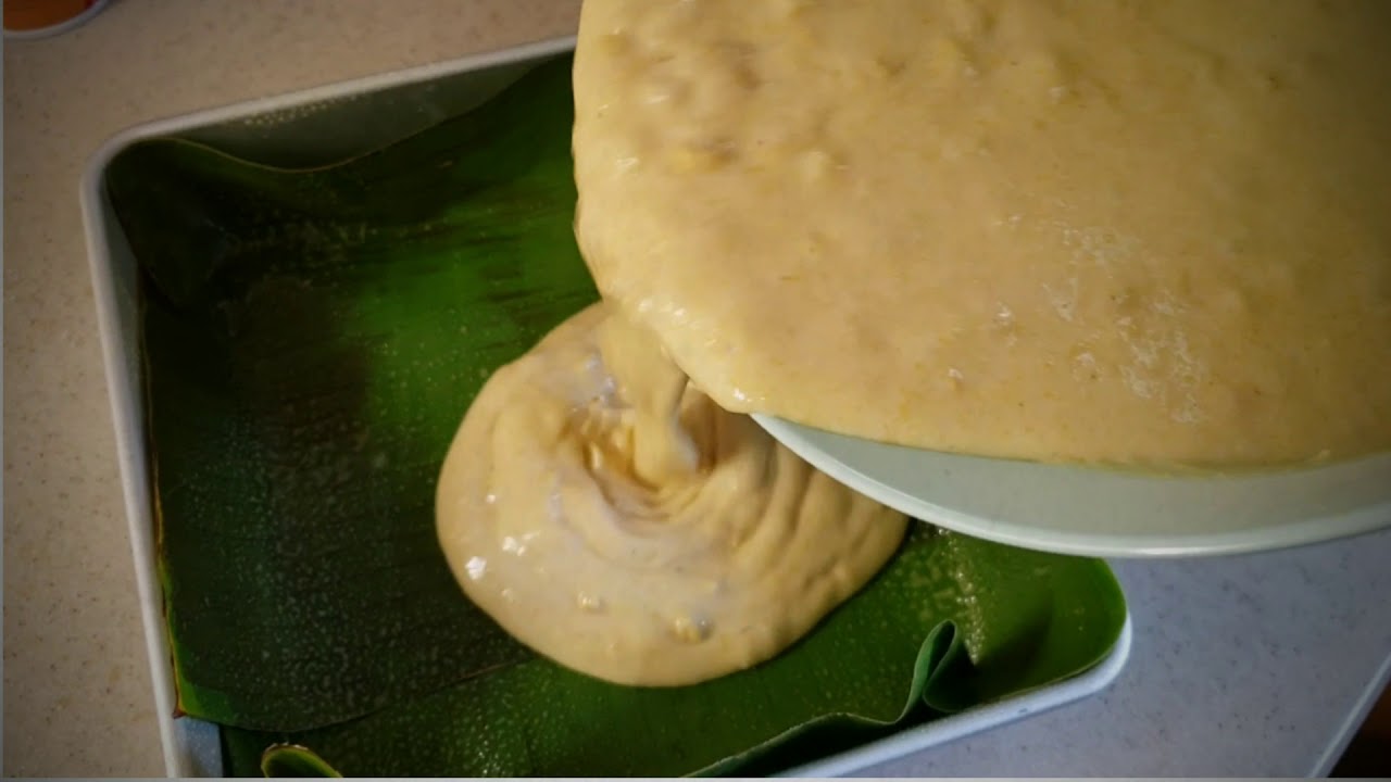 How to make Corn Bread Bibingka - YouTube