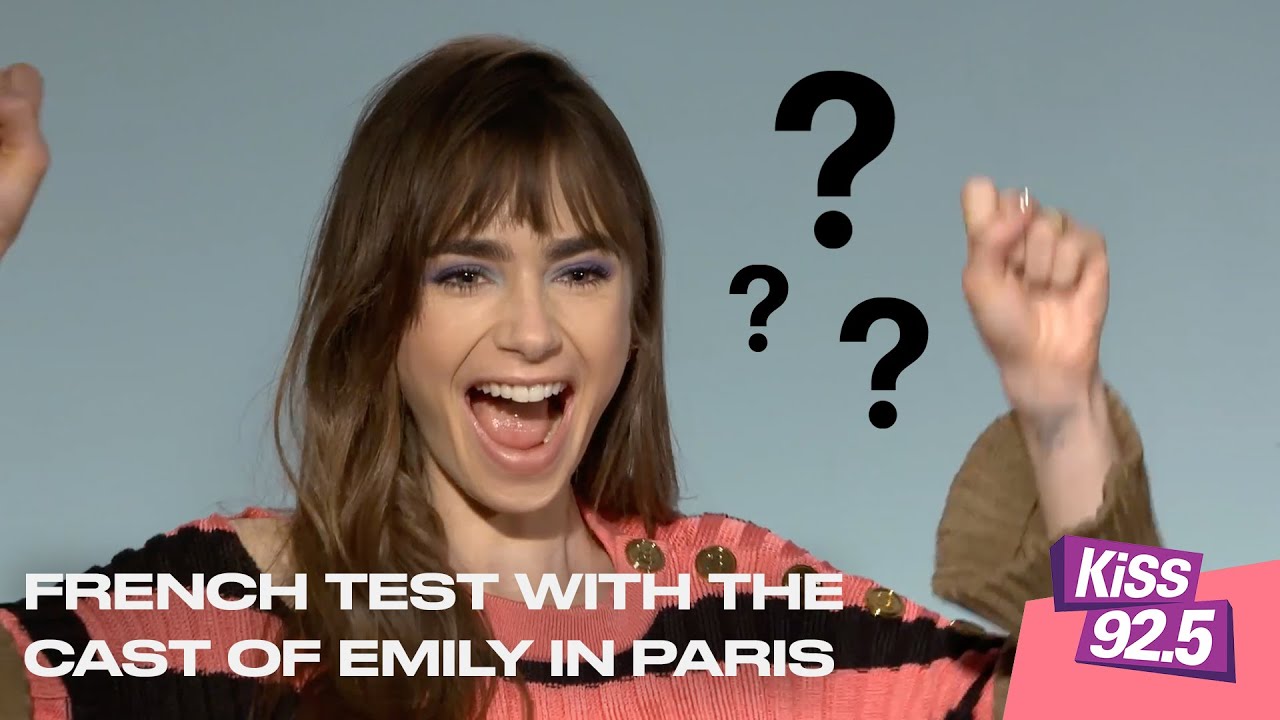 French Quiz Fail with the Cast of Emily in Paris - YouTube