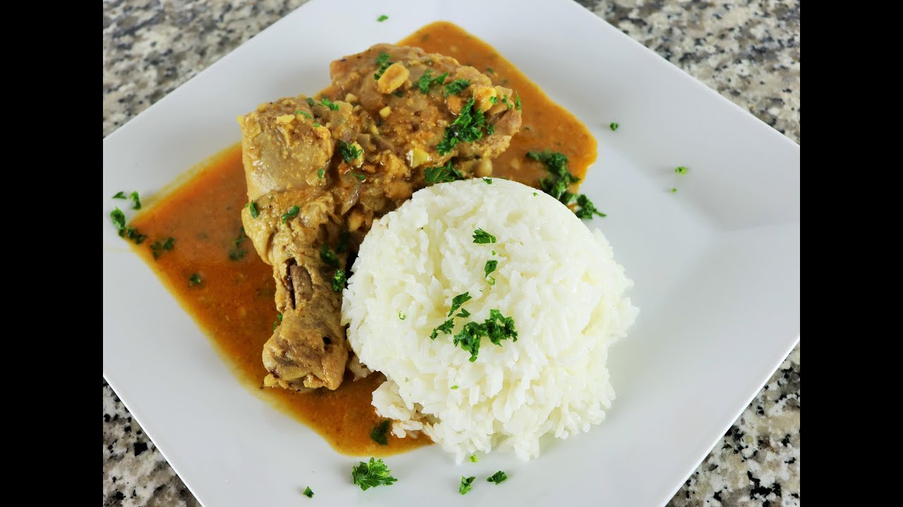 Receta Pollo en Salsa de Mani - Comida Peru - YouTube