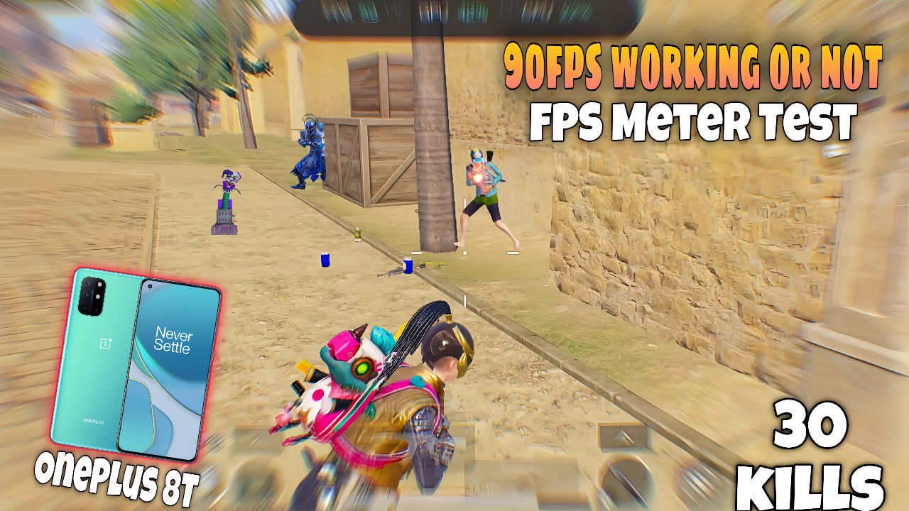 OnePlus 8T Smooth + 90 FPS Gameplay | FPS Meter Test | OnePlus 8T Pubgm ...