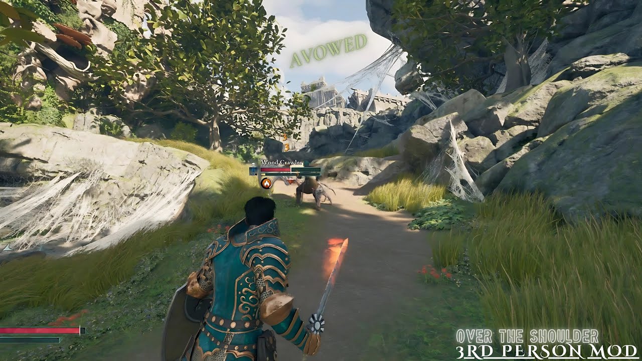 Avowed Third Person Mod Over the Shoulder FOV 4k ultrawide - YouTube