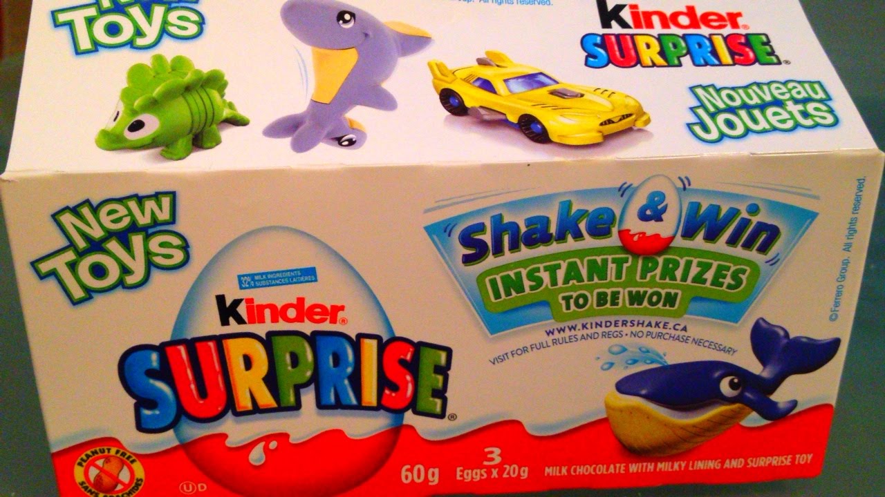 Kinder Surprise Eggs - 3 pack - YouTube