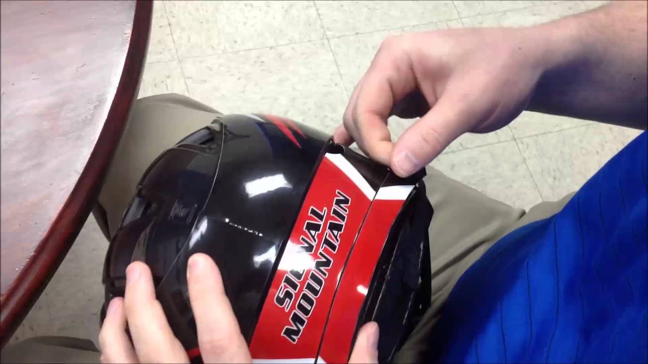 Team Fitz Graphics - Cascade CS Helmet Decal Wrap - YouTube