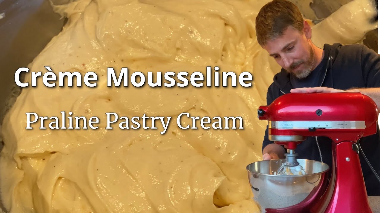 Crème Mousseline | Praline Pastry Cream - YouTube
