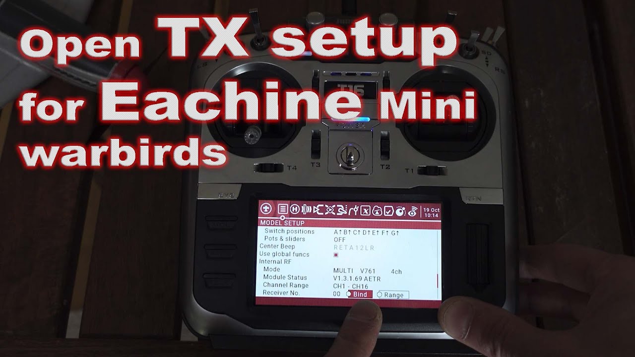 OpenTX - Eachine mini warbirds setup - YouTube