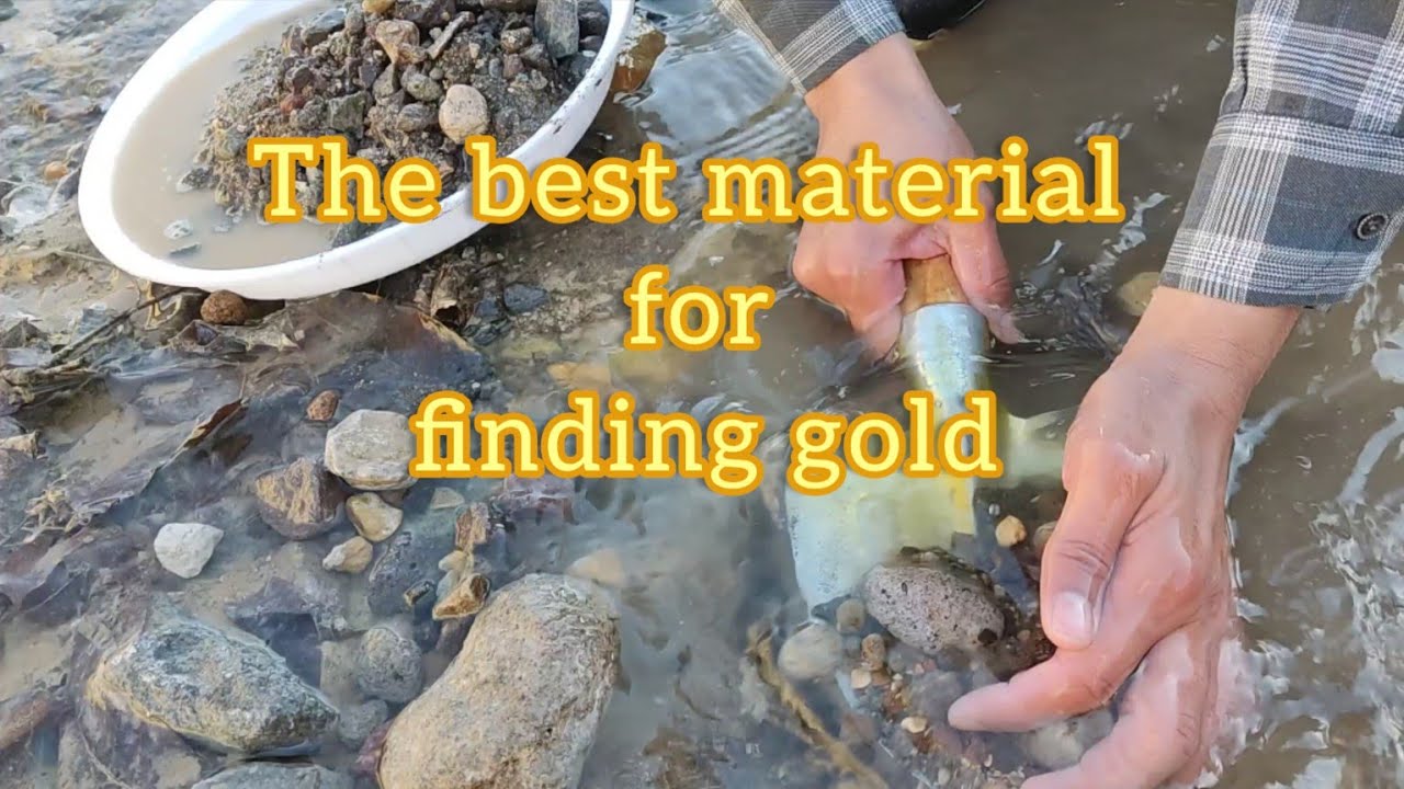 Finding gold in the river. #gold #mining #goldmines #golddiggers - YouTube