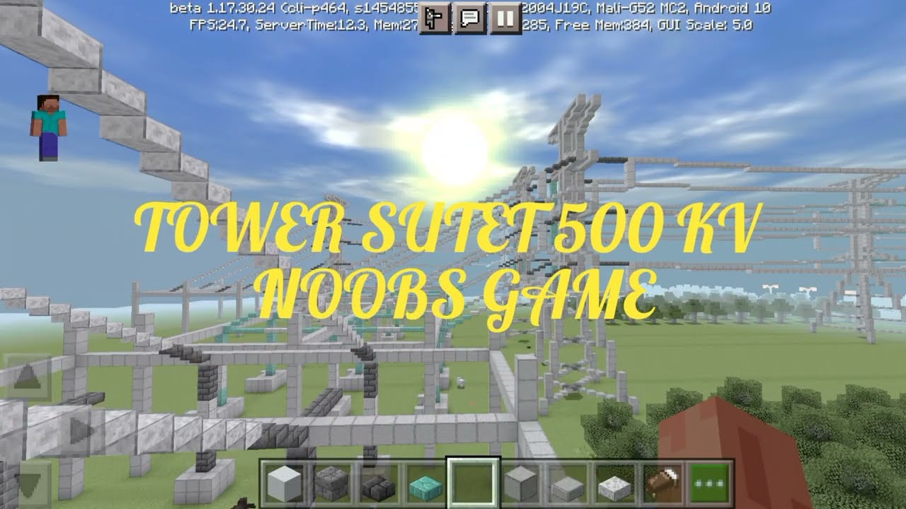 Pembangunan Gardu Pusat Tower Sutet 500 Kv MINECRAFT - YouTube