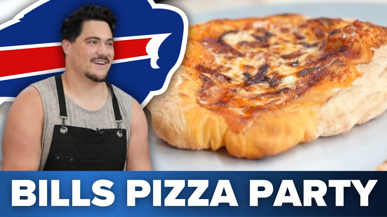 What goes into this Buffalo Bills pizza recipe and which players can ...