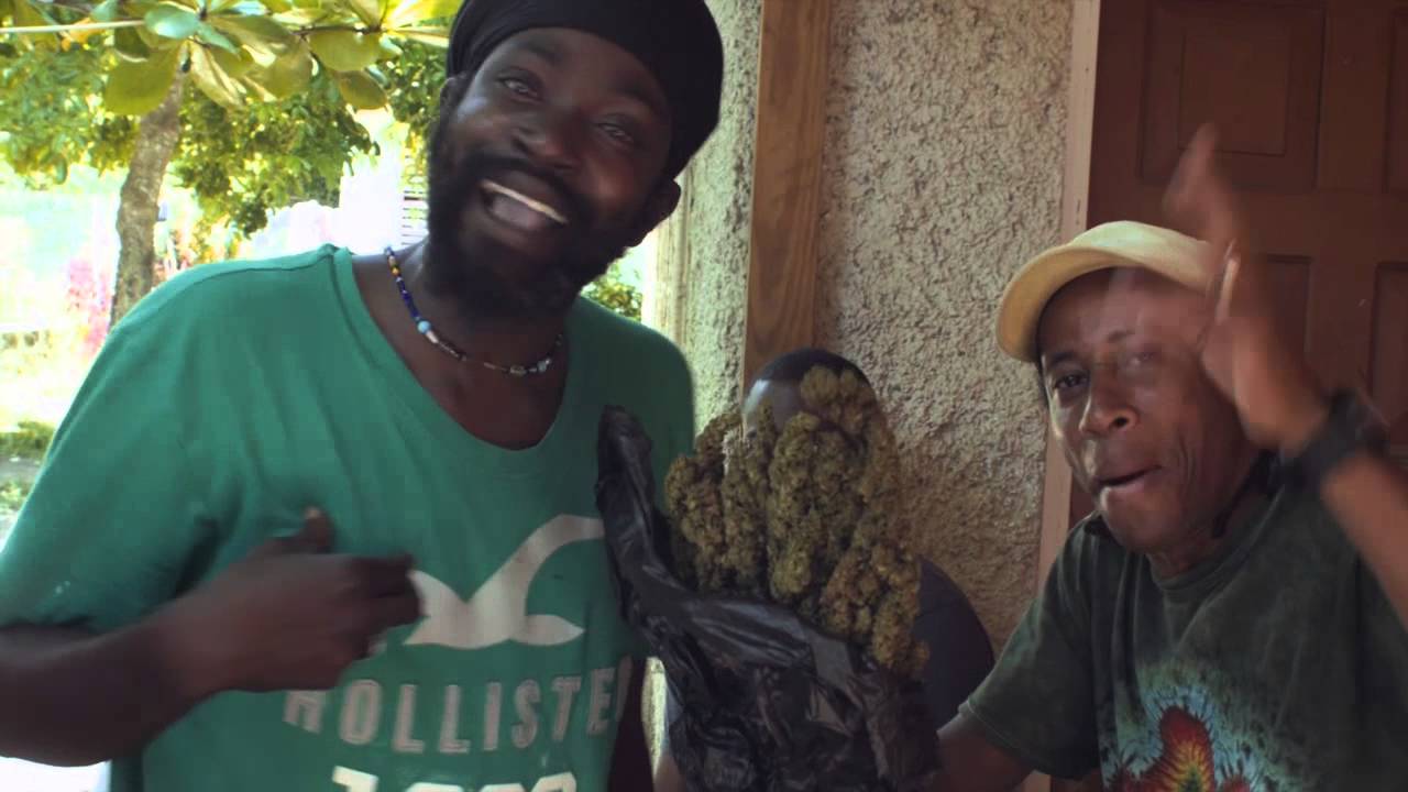Jamaica - Big Bag of Weed and Freestyle Rap - YouTube