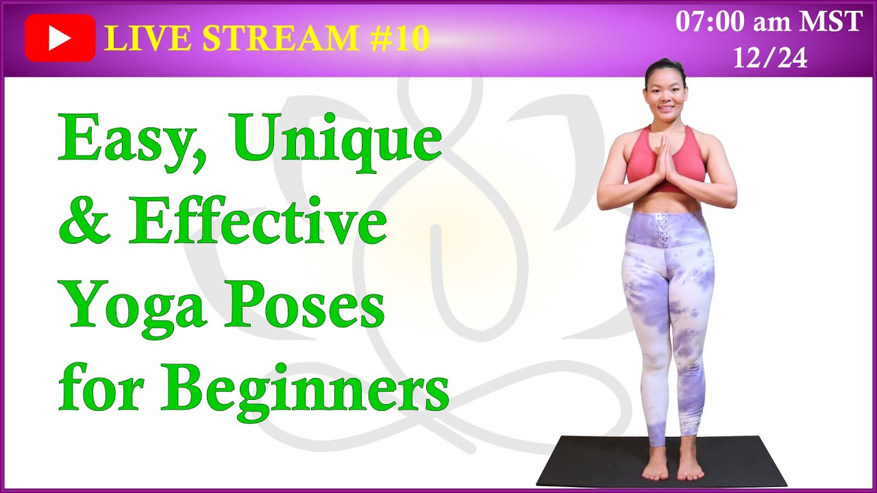 Easy, Unique & Effective Yoga Poses for Beginners | LS 10 | Paru Yoga ...