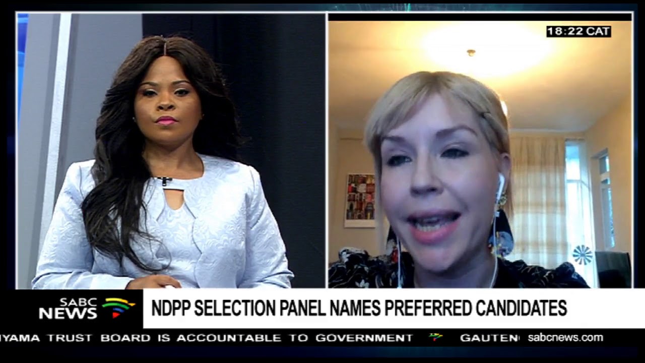 Karyn Maughan on selected NPA head short-listed 5 candidates - YouTube