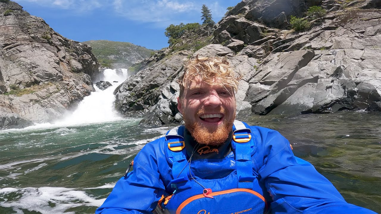 Bren Orton whitewater kayaking in California 2023 - YouTube