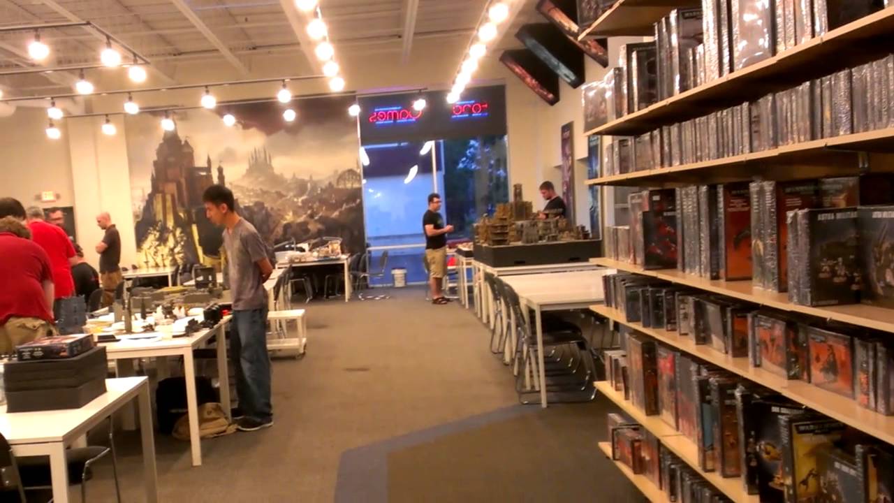 Tour of Fantasy Flight Games Event Center - YouTube
