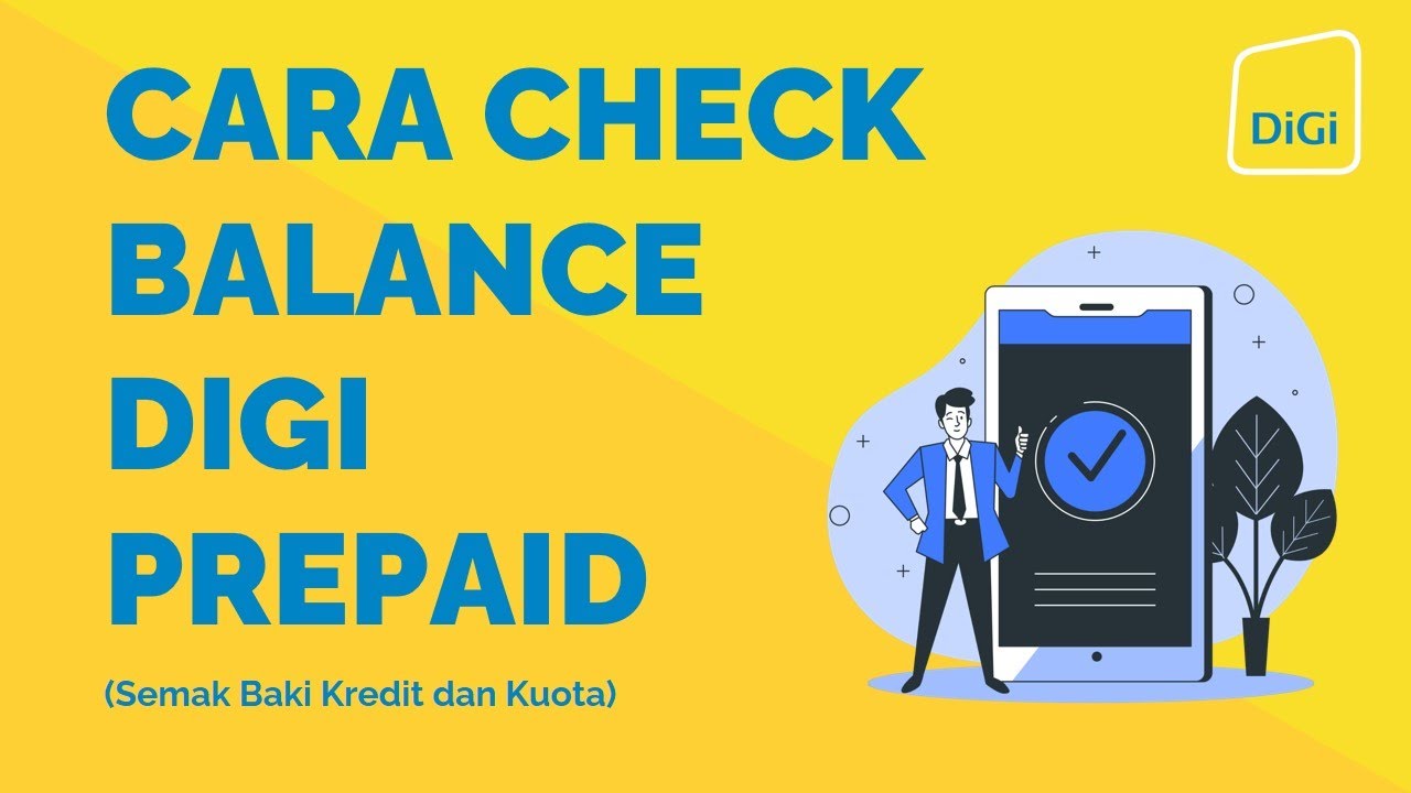 Cara Check Balance Digi Prepaid Data Internet Kredit - YouTube
