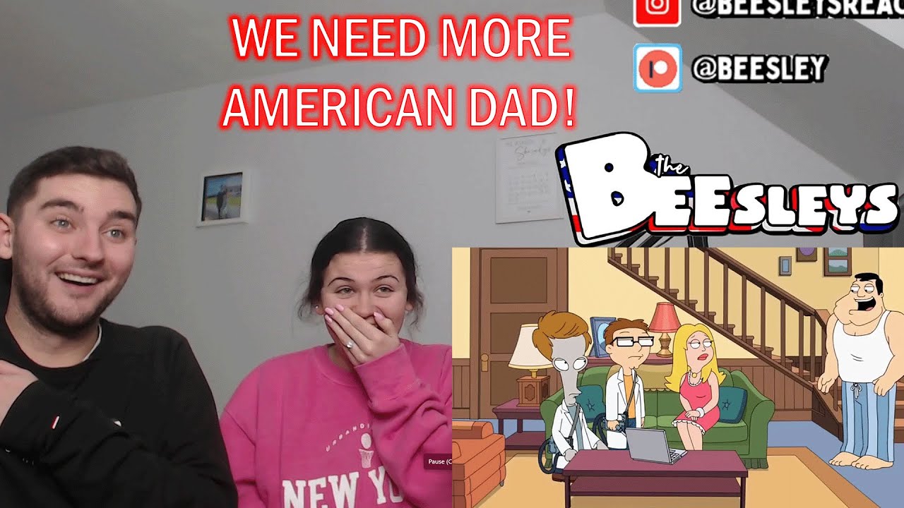 British Couple Reacts to Funniest American Dad Moments - YouTube