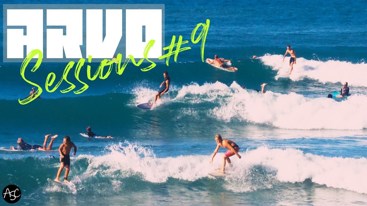 Arvo Surf Sessions #9 - Surfing Tea Tree Bay Noosa QLD [4k] - YouTube