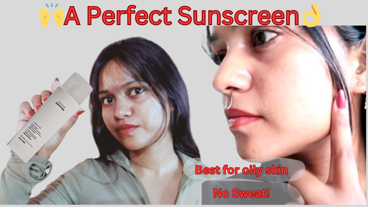 Best Oily Skin Sunscreen! New Minimalist light fluid SPF 50 Pa++++ - YouTube