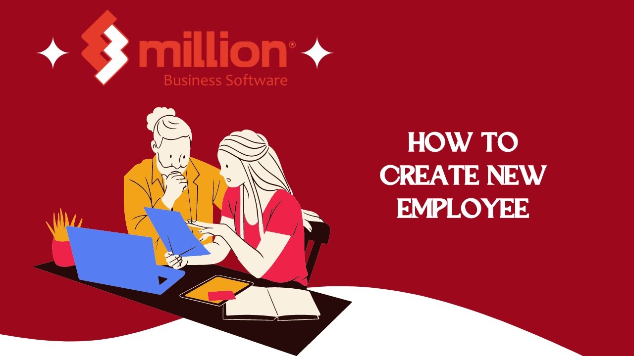 Million Software [How to Create New Employee] - YouTube