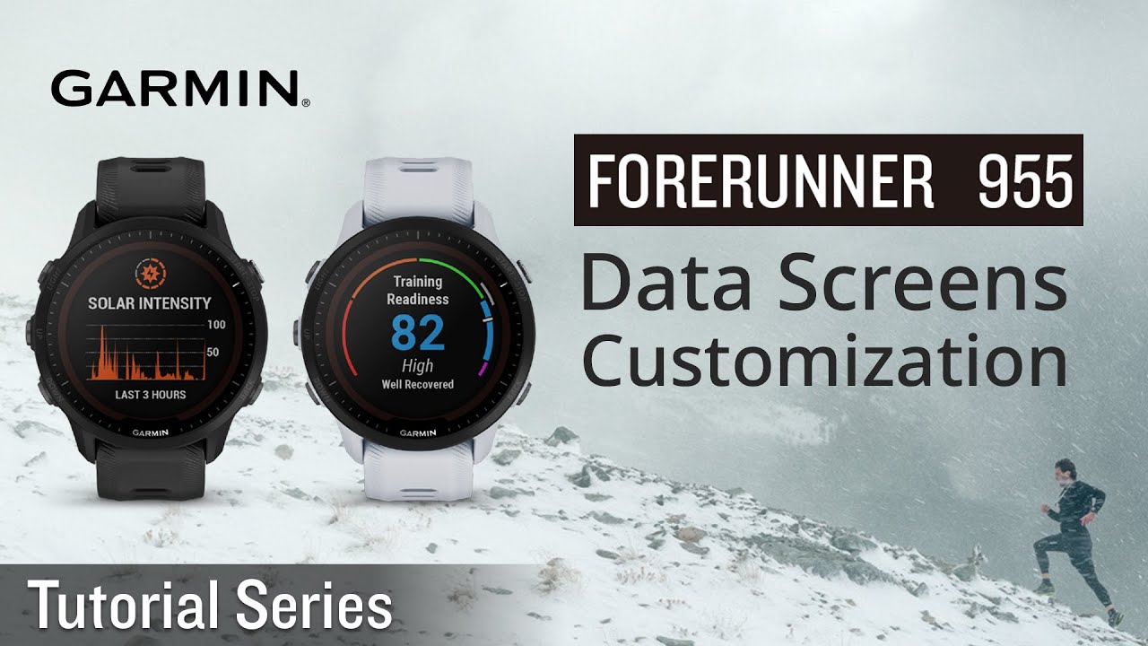 Tutorial - Forerunner 955 Data Field Customization - YouTube