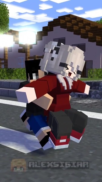 Minecraft Running With Gym And Bigger - minecraft animation #shorts ...