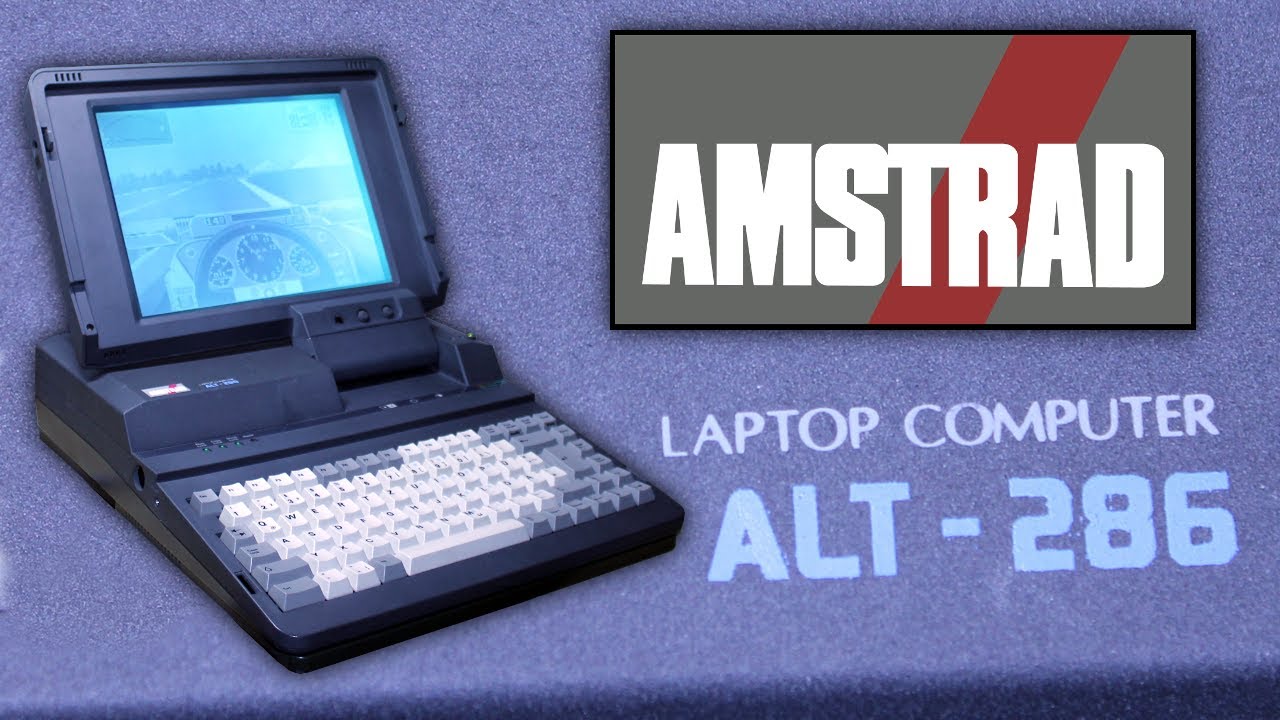 1989 Amstrad ALT-286 Laptop Reburbish / HDD Replacement / PC Speaker ...