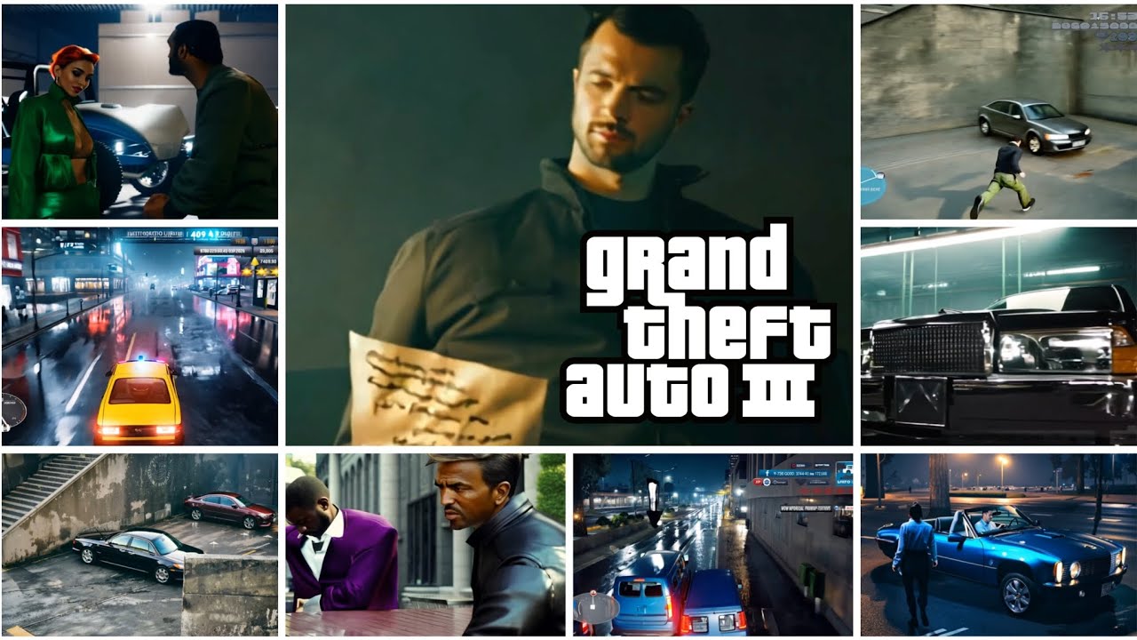 GTA 3, Realistic graphics make by Ai runway GEN-3 - YouTube