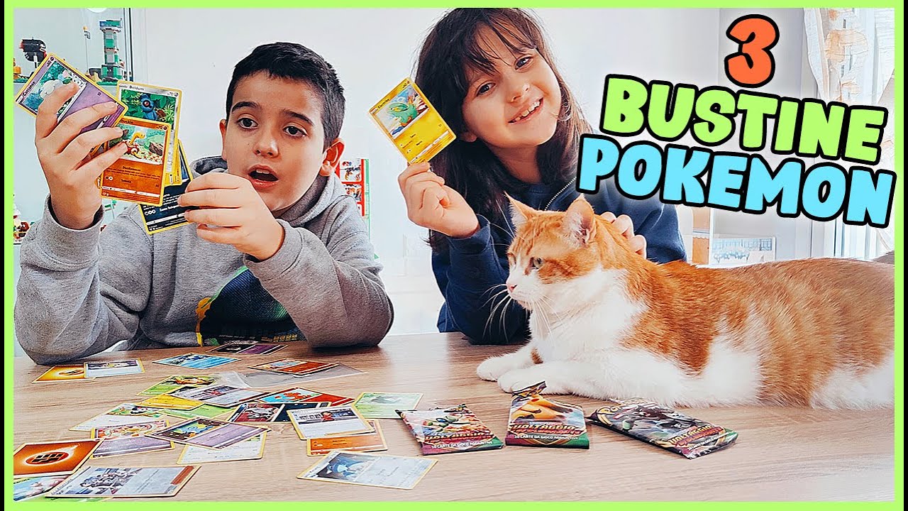 Scartiamo 3 pacchetti Pokèmon! Daniel + Alyssa - YouTube