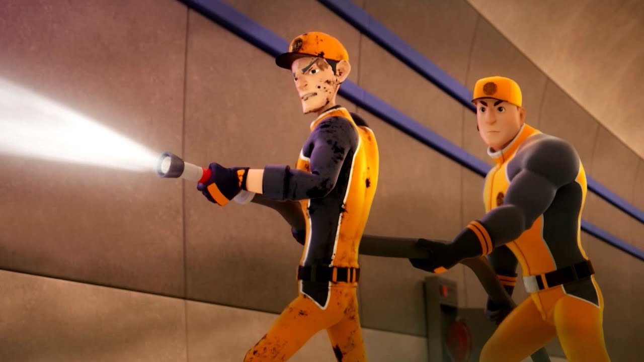 Fire Robo Ep 22 | Heroes in the Tunnel | Cartoon Stories for Kids - YouTube