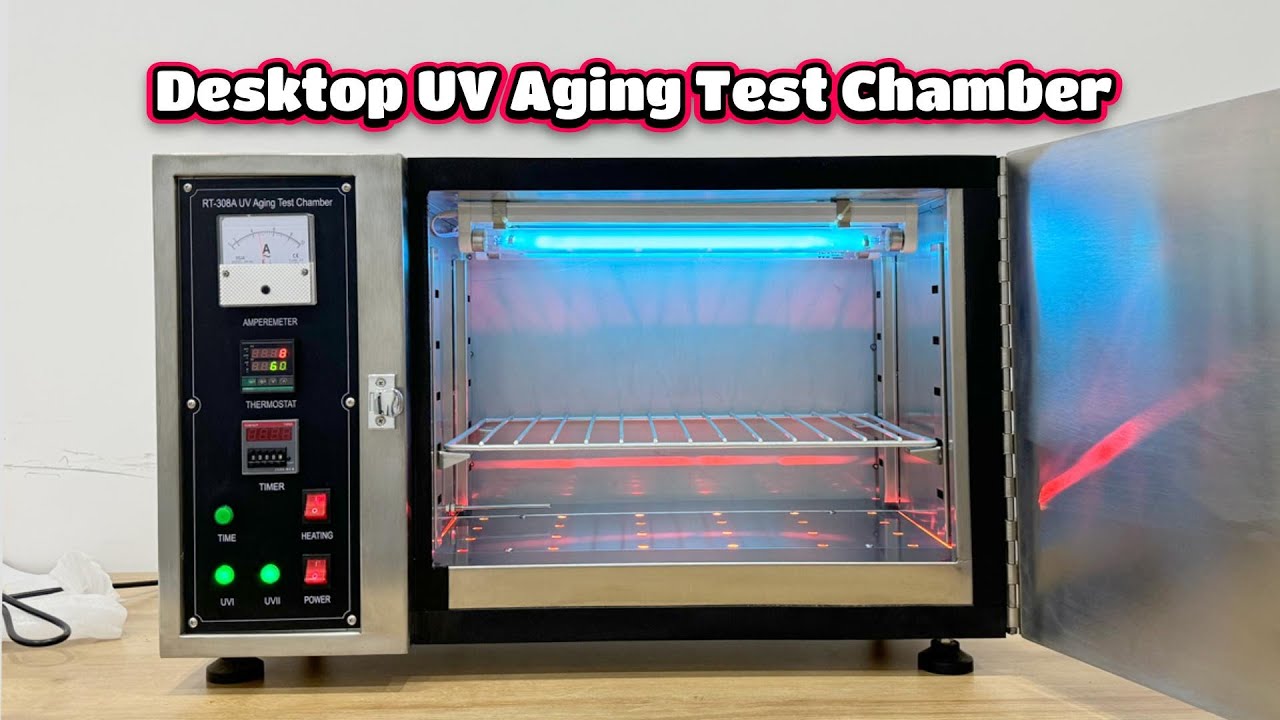 Desktop Lab UV Light Aging Test Chamber Operation (RT-308A) - YouTube